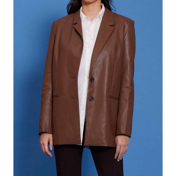 Lucy Paris | Jackets & Coats | New Lucy Paris Adler Faux Leather Blazer ...